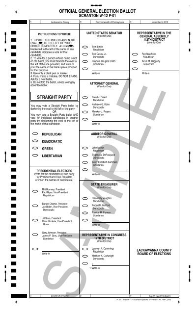 OFFICIAL GENERAL ELECTION