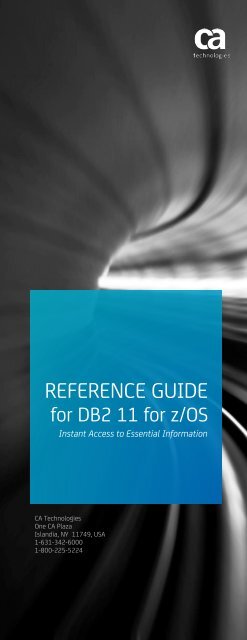 Reference Guide for DB2 11 for z-OS
