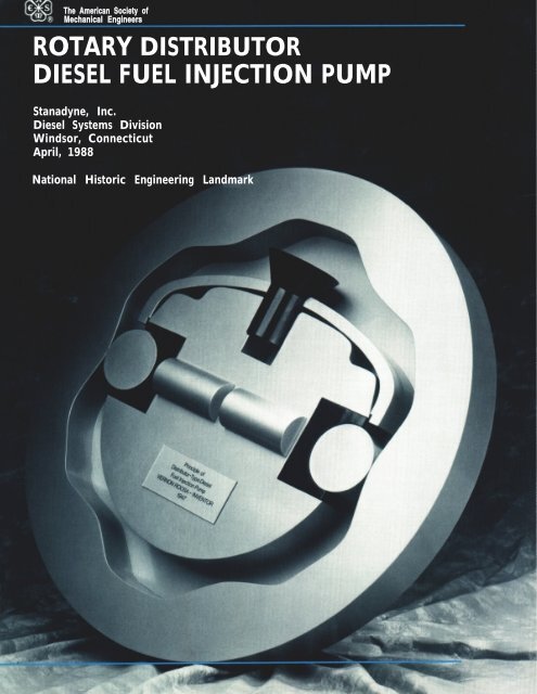 Rotary distributor diesel fuel injection pump - ASME