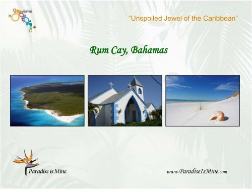 Rum Cay Info - Paradise Is Mine
