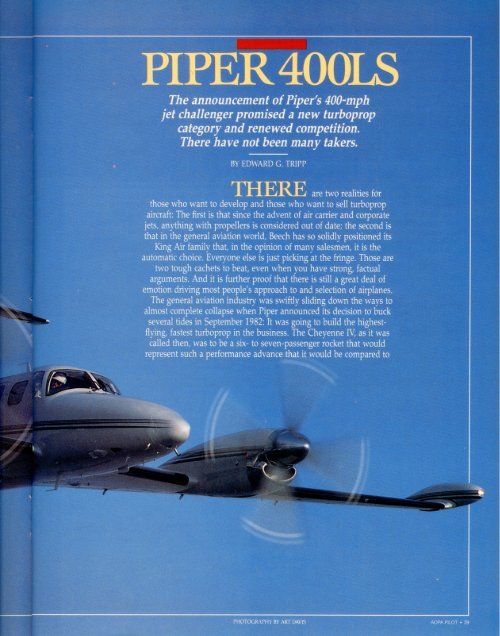 PIPER 400LS - Aero Resources Inc