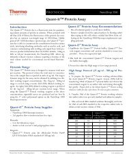 Bradford Protein Assay Protocol for the NanoDrop 8000