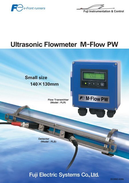 Ultrasonic Flowmeter M-Flow PW - WJF Instrumentation