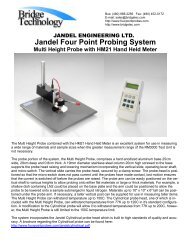 SRM-232 Sheet Resistance Meter with Four ... - Four Point Probes