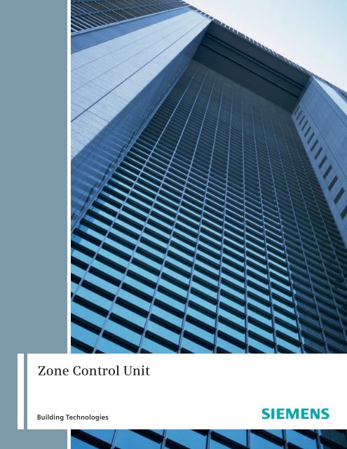 Zone Control Unit - Siemens Building Technologies