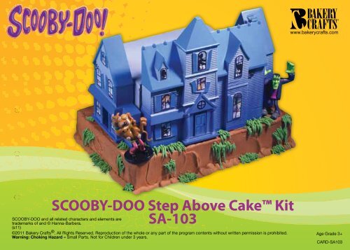 SCOOBY-DOO Step Above Cakeâ ¢ Kit SA-103 - Bakery Crafts