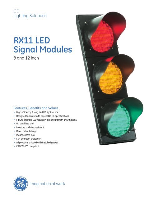 RX11 LED Signal Modules - GE Lighting Solutions