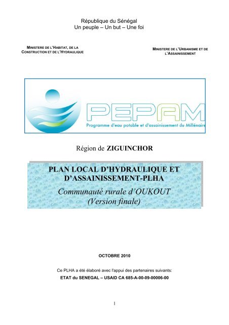 Communauté Rurale de OUKOUT - pepam