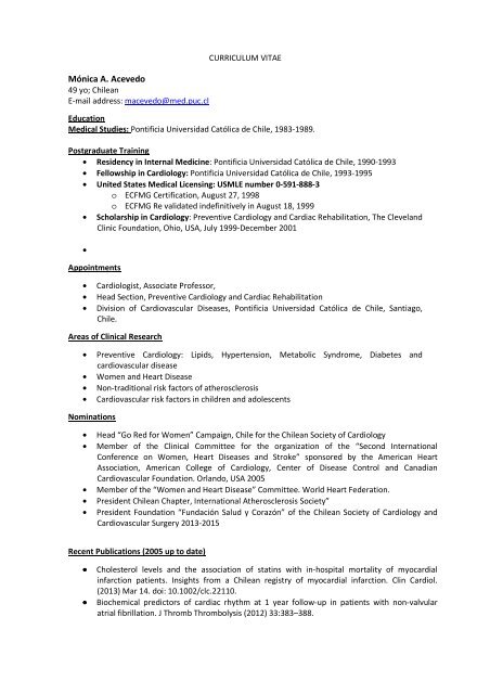Curriculum Vitae - International Atherosclerosis Society