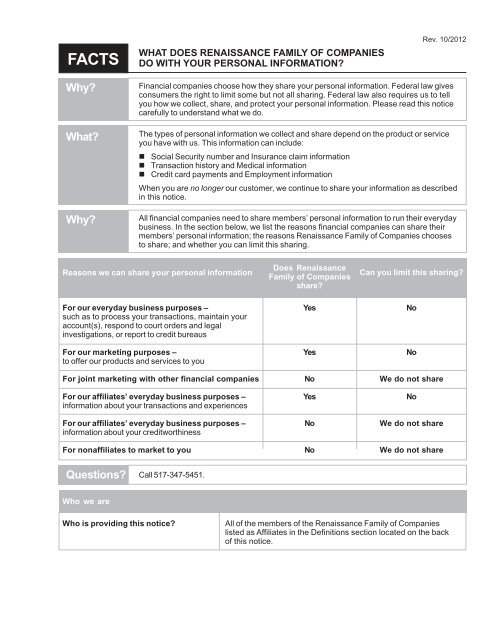 2011 GLB Privacy Notice - Toolkitsonline.com