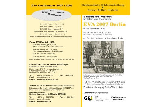 Programm-Flyer (PDF) - EVA-Berlin