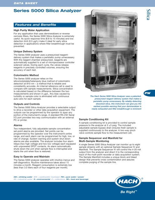 Series 5000 Silica Analyzer
