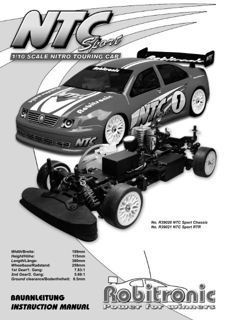 optional parts list / ersatzteilliste - Robitronic