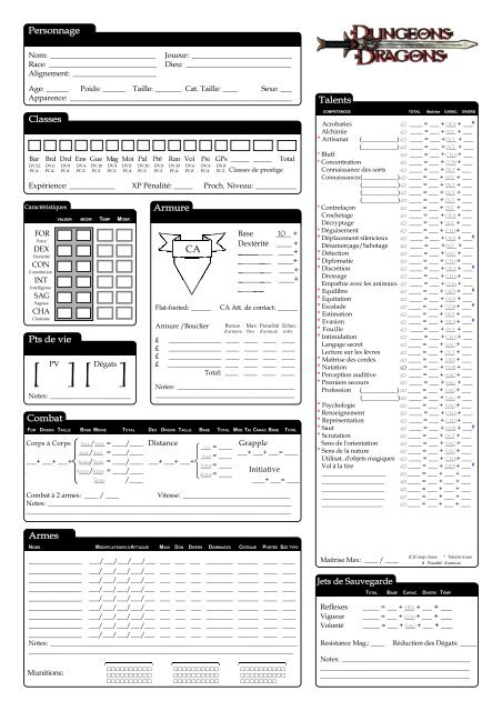 D&D 3rd Edition Character Sheet 2.5.p65