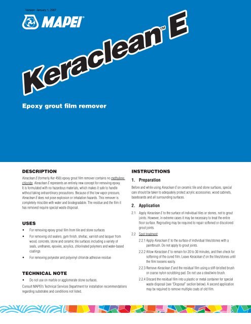 Keraclean Keraclean - Mapei