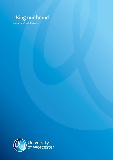 Using our brand - University of Worcester