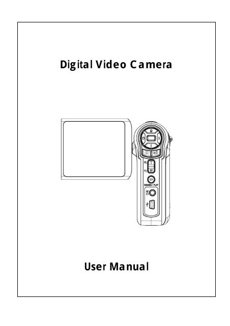 Digital Video Camera User Manual - Vivitar