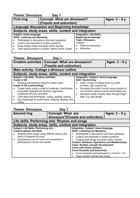 to display the PDF file - Preschool themes