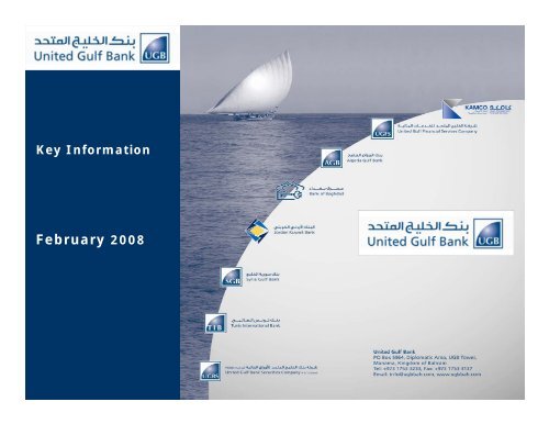 UGB Key Information - United Gulf Bank