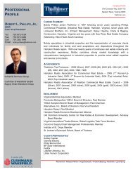 PROFESSIONAL PROFILE - Thalhimer