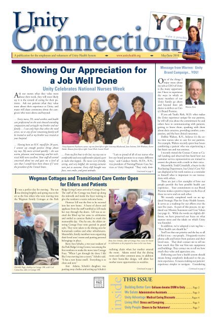 inside - Unity Health System