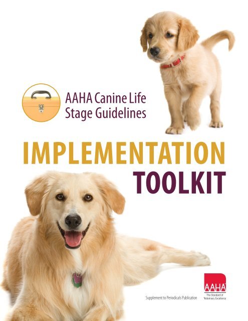 AAHA Canine Life Stage Guidelines - American Animal Hospital ...