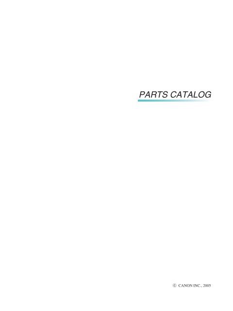 PARTS CATALOG