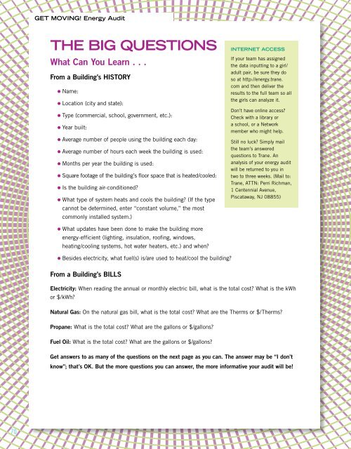 Junior Journeys 2 Sheet - The Big Questions - Girl Scouts of the USA