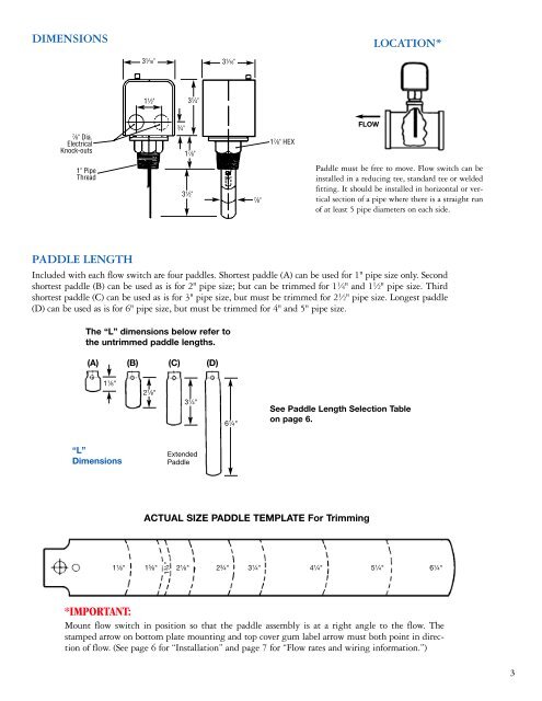 WATTS FS10-C Series FLOW