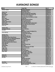 Karaoke Song Book By Title Click Here BS DIVA ... - Light Year Music