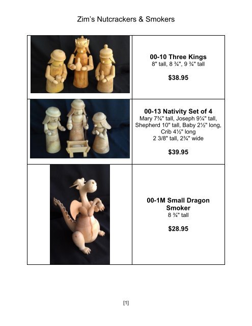 Zim's Nutcrackers & Smokers - Sandy Scales