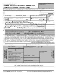 Postage Statement—Standard Mail - USPS.com