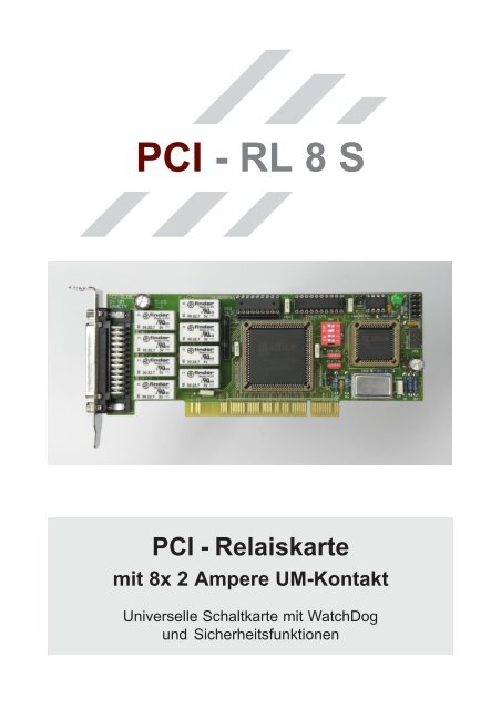 Dokumentation zur Karte - Kolter Electronic