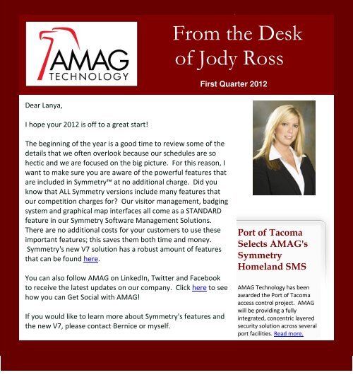 Microsoft Office Outlook - Memo Style - AMAG