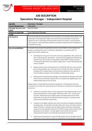 Activity Manager Job Description