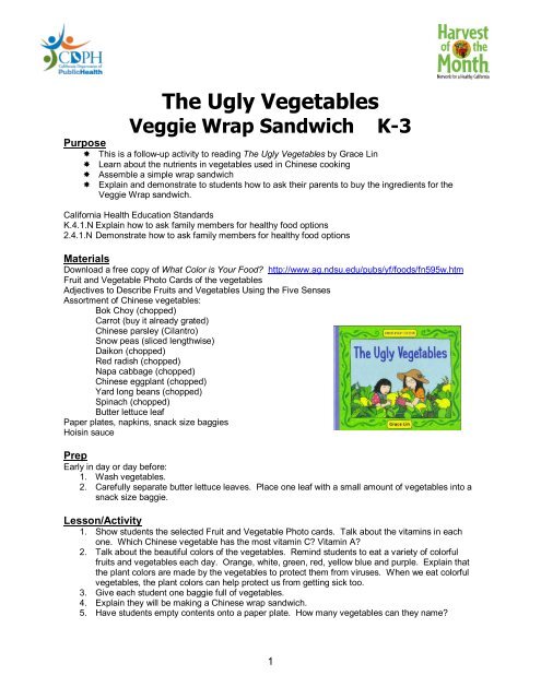 The Ugly Vegetables