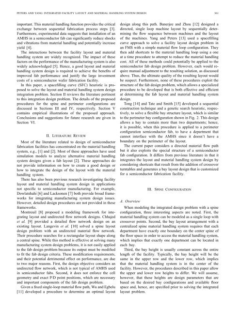PETERS AND YANG: INTEGRAT