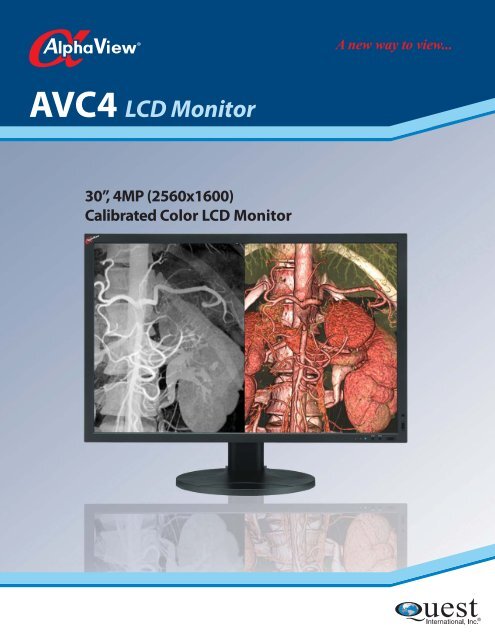 AVC4 LCD Monitor - Quest International