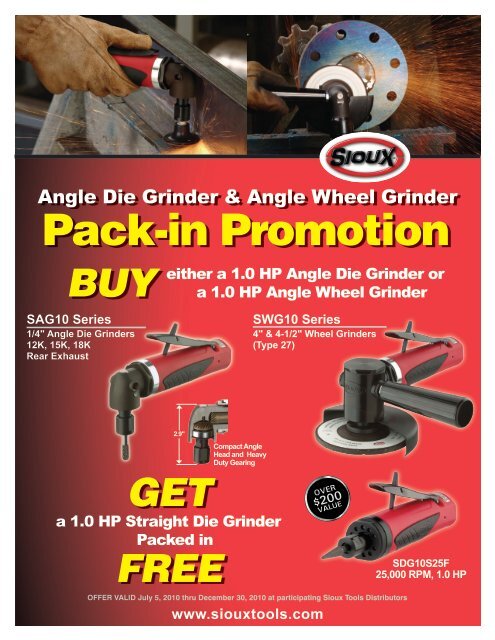 Pack-in Promotion - Sioux Tools