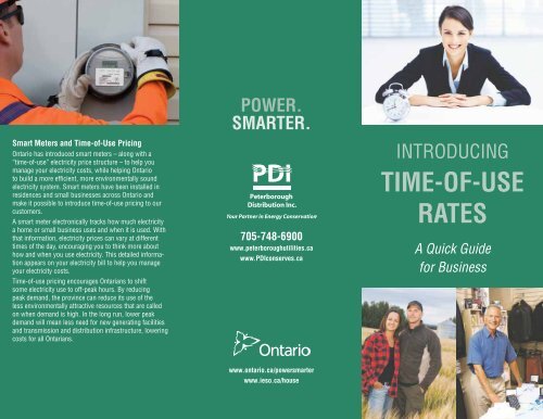Introducing Time of Use Rates - Peterborough Utilities