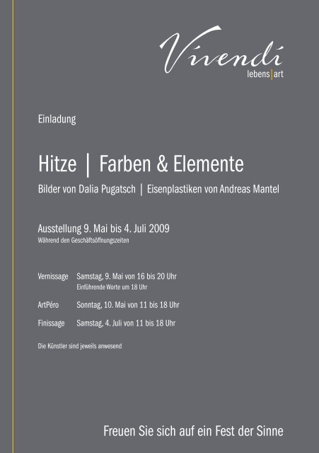 Hitze | Farben & Elemente - Vivendi Lebens-Art