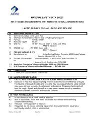 MSDS(90% Lactic Acid)