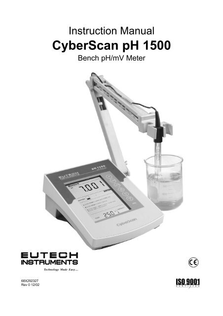 CyberScan pH 1500 - Eutech
