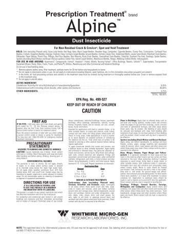 Sevin 5% Dust Label - GardenTech