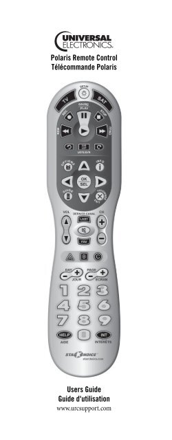 Polaris Universal Remote Control - Shaw Direct