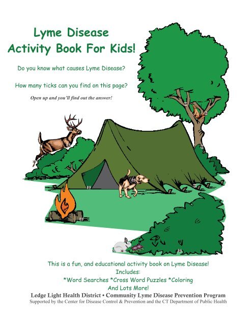 Lyme Disease Activity Book for Kids - Ledge Light Health District