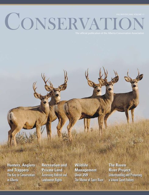 Conservation Magazine - Alberta Conservation Association