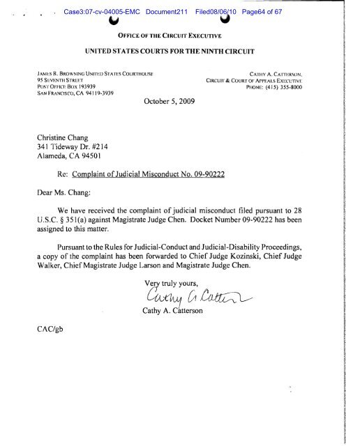 Motion for Recusal of Judge Edward Chen - American-Justice.org