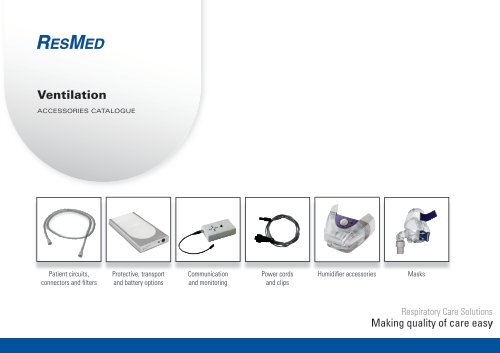 Ventilation Accessories - ResMed