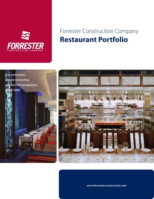 Restaurant Portfolio - Forrester Construction